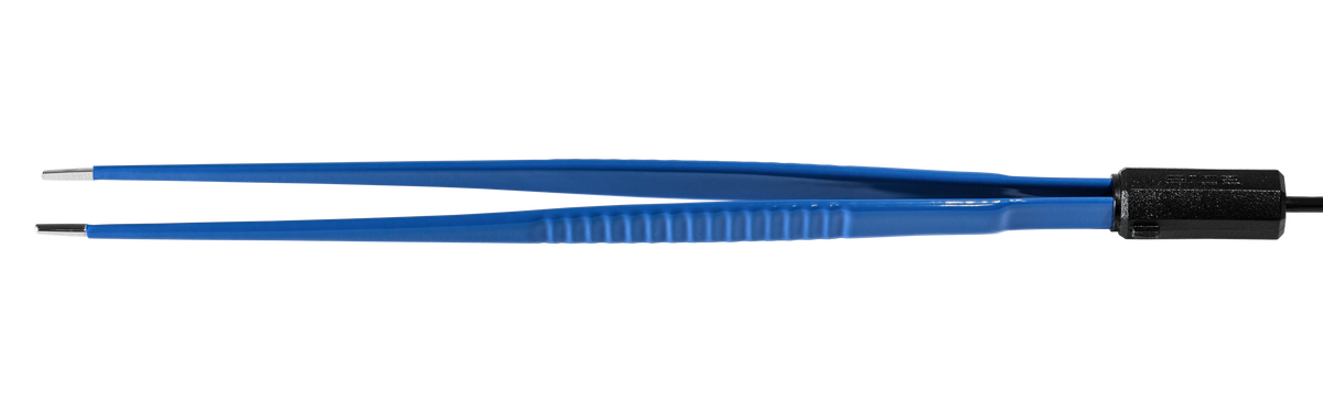 Bipolar forceps, single-use, straight, tip 2 mm, length 225 mm with co ...